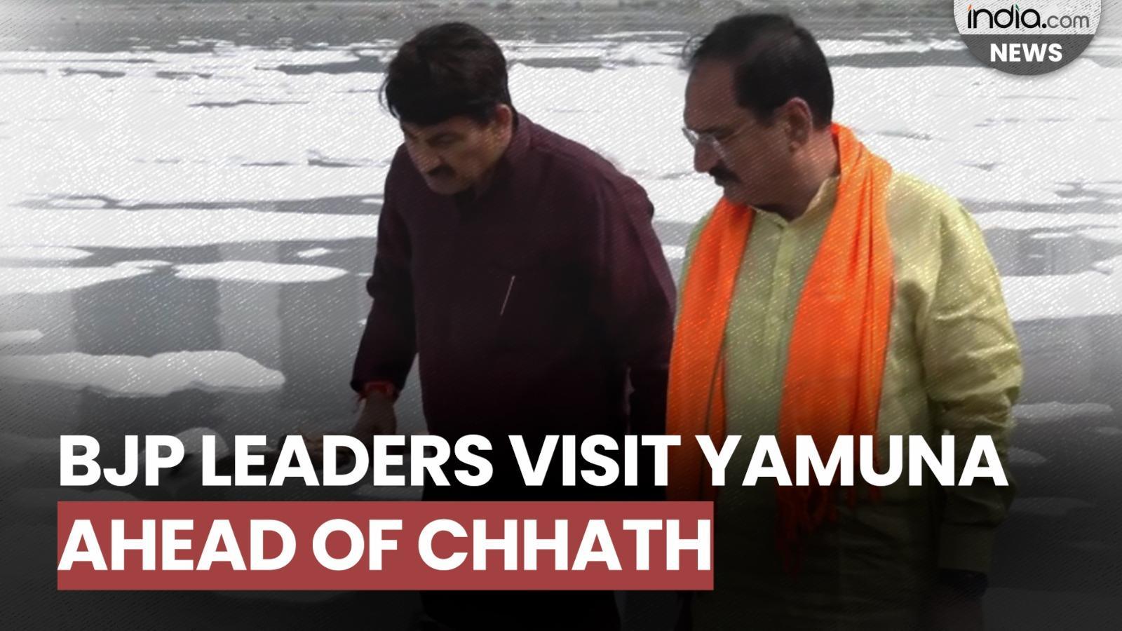 Delhi BJP President Virendraa Sachdeva, MP Manoj Tiwari assess ... Delhi BJP President Virendraa Sachdeva, MP Manoj Tiwari assess ...