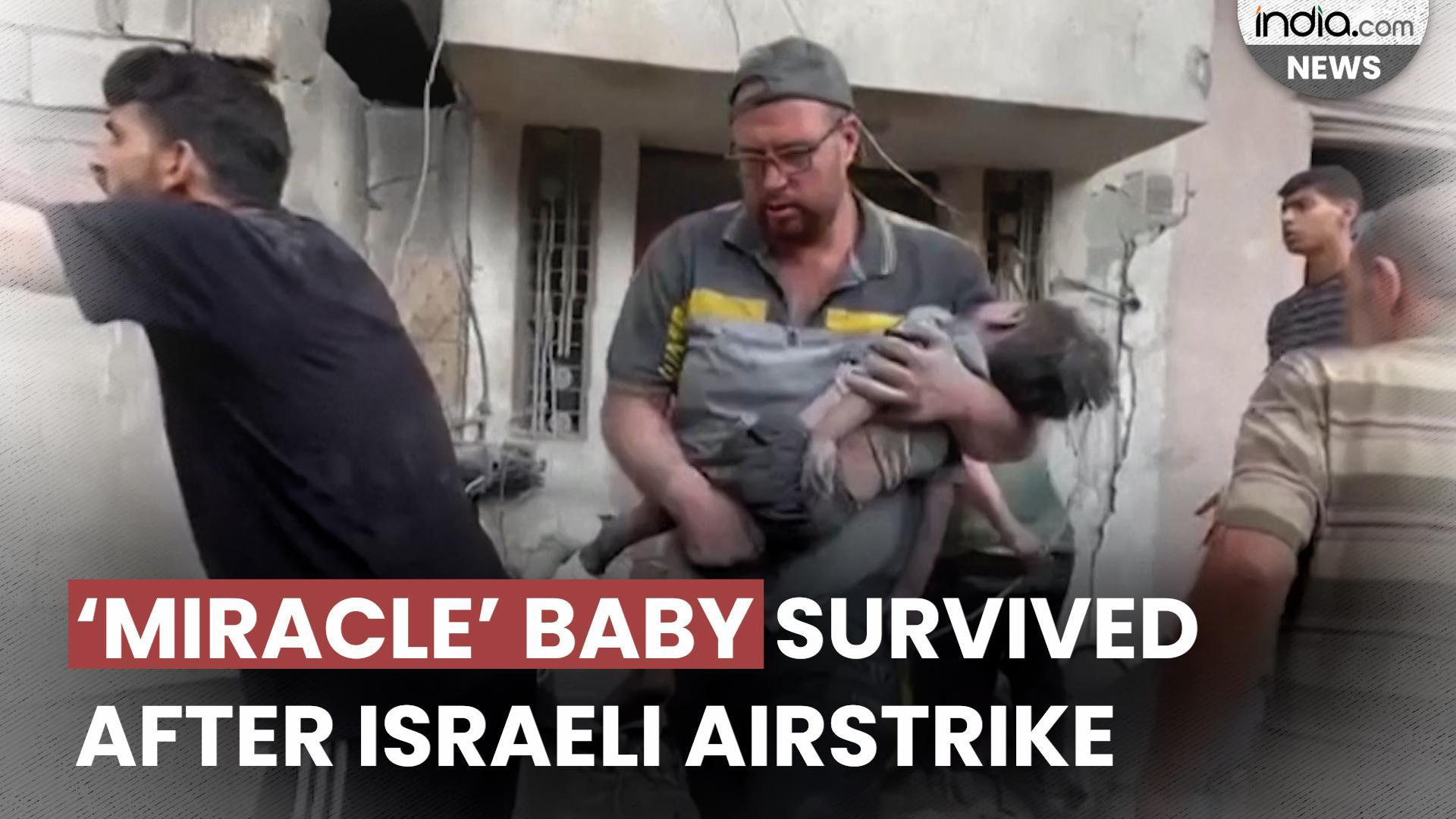 Israel Hamas War: Man rescues ‘Miracle Baby’ who survived in Israel’s ...