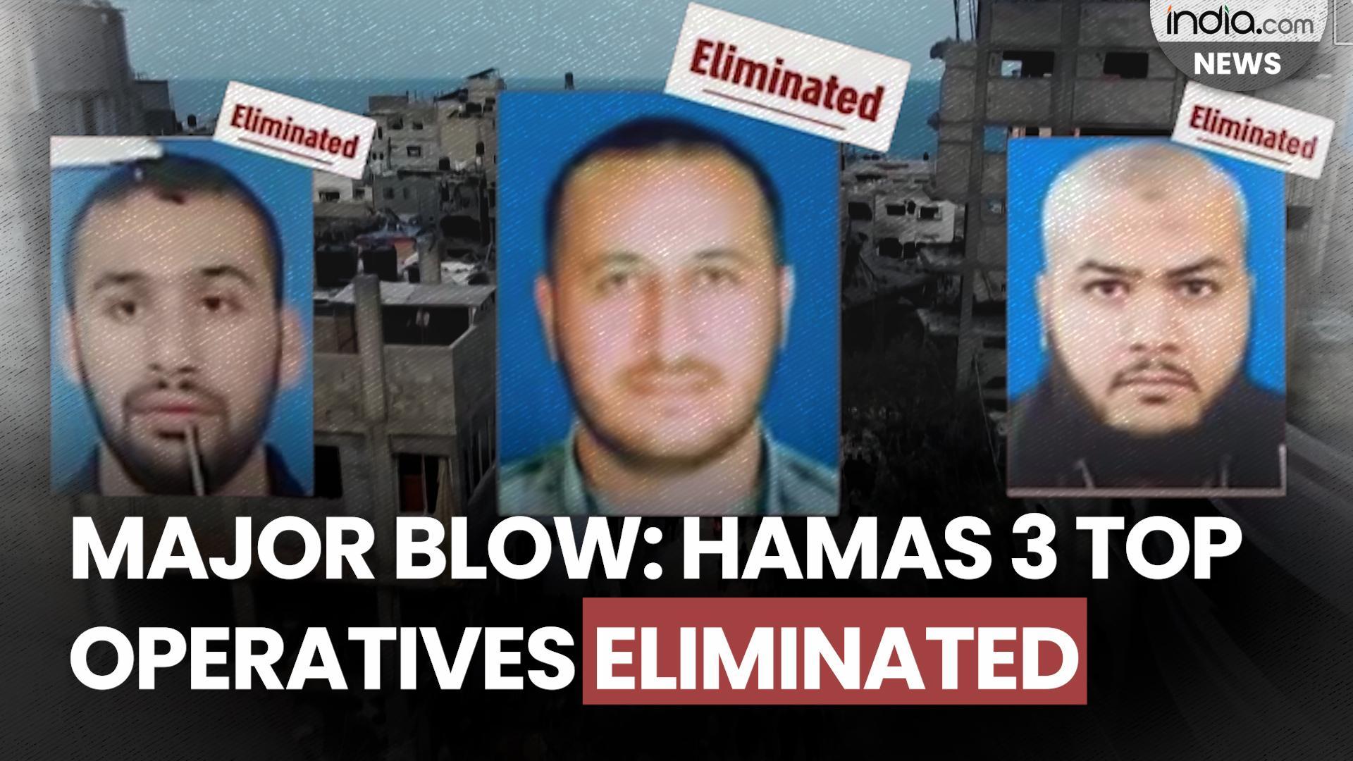 Israel Hamas War: Israeli Fighter Jets Eliminate 3 Top Hamas Operatives ...