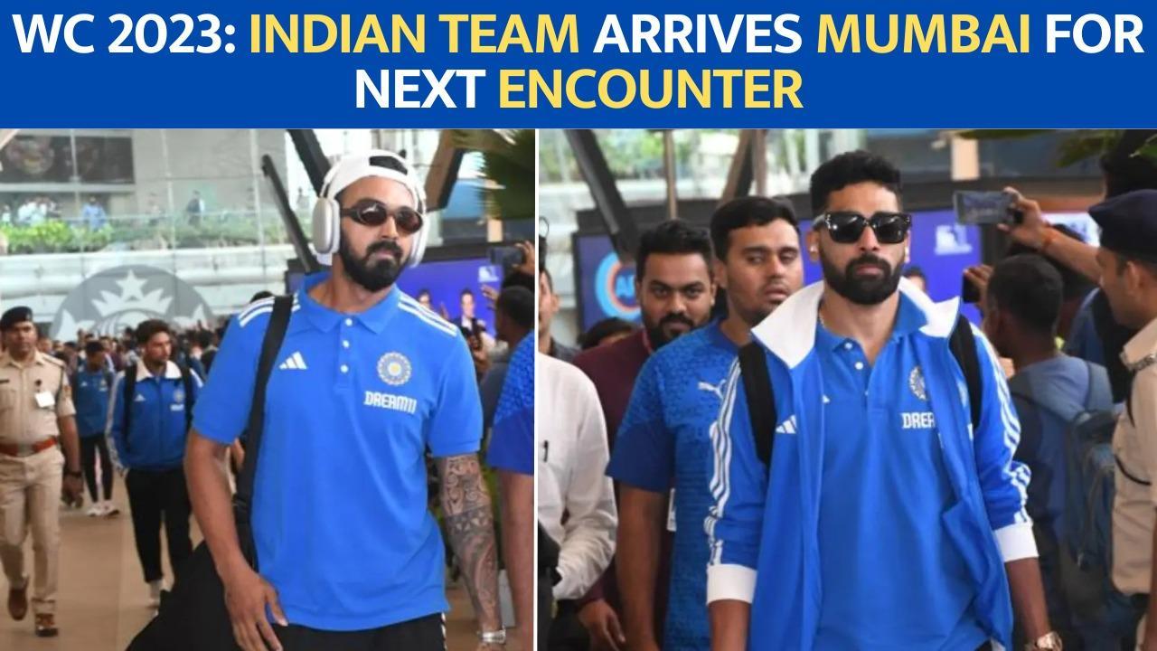 World Cup 2023: Indian Team Arrives At Mumbai To Face Sri Lanka At ...