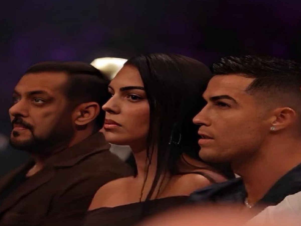 क्रिस्टियानो रोनाल्डो- सलमान खान एक साथ मैच देखते नजर आए, फैंस ने लुटाया प्यार