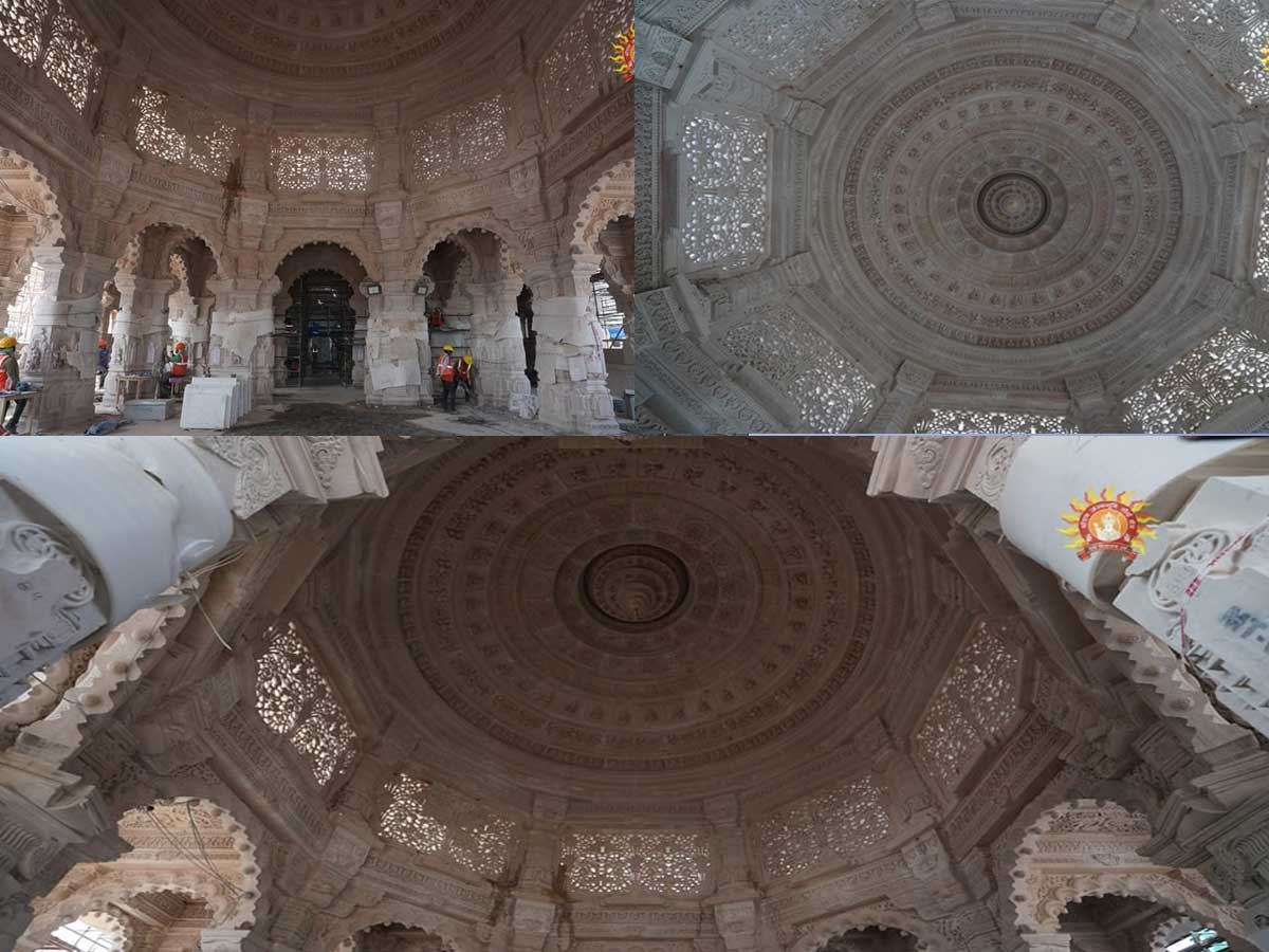 Ayodhya में राम मंदिर की inside Photos सामने आईं