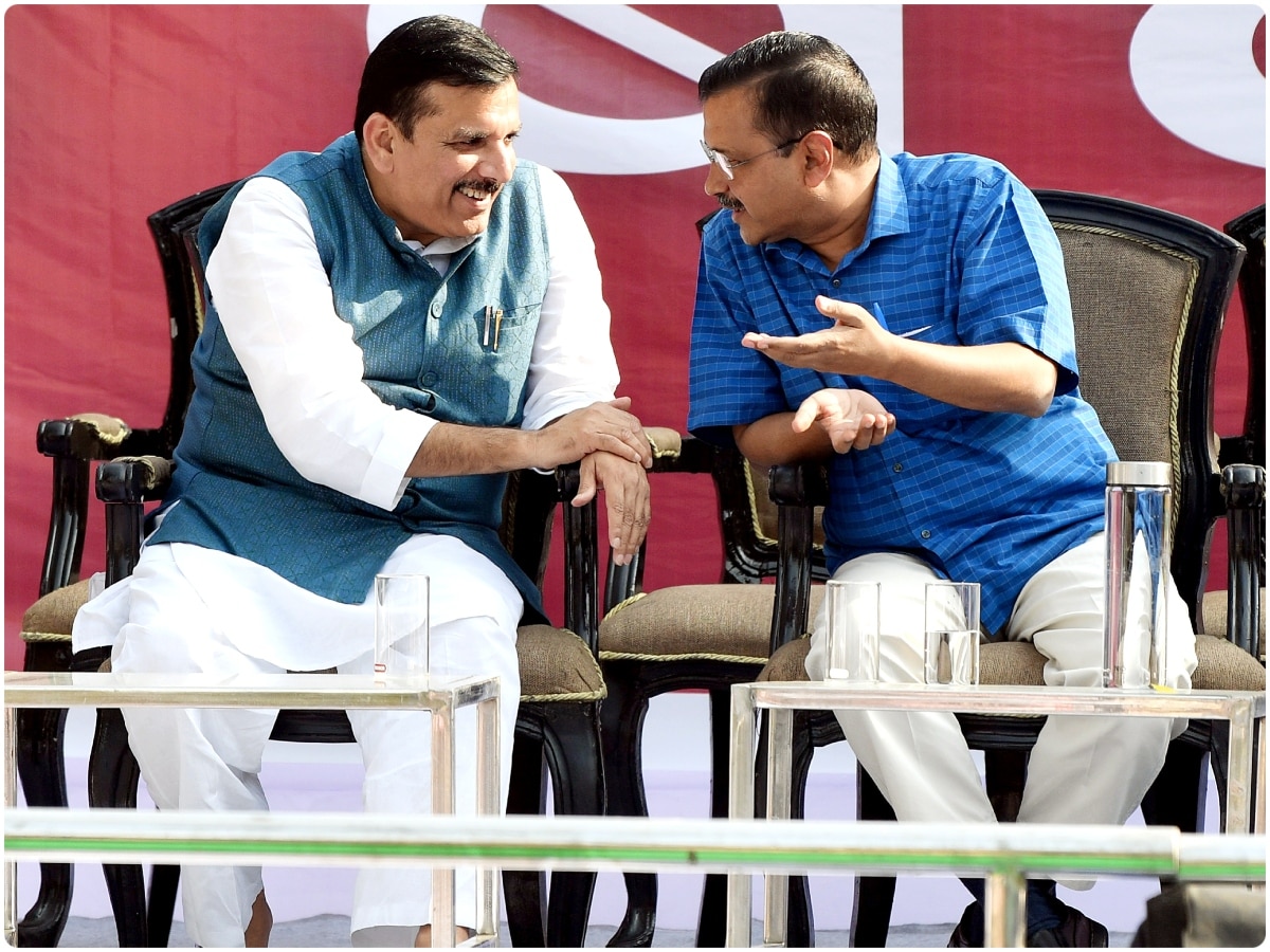 Sanjay Singh की गिरफ्तारी पर क्या बोले Arvind Kejriwal? सामने आया पहला ...