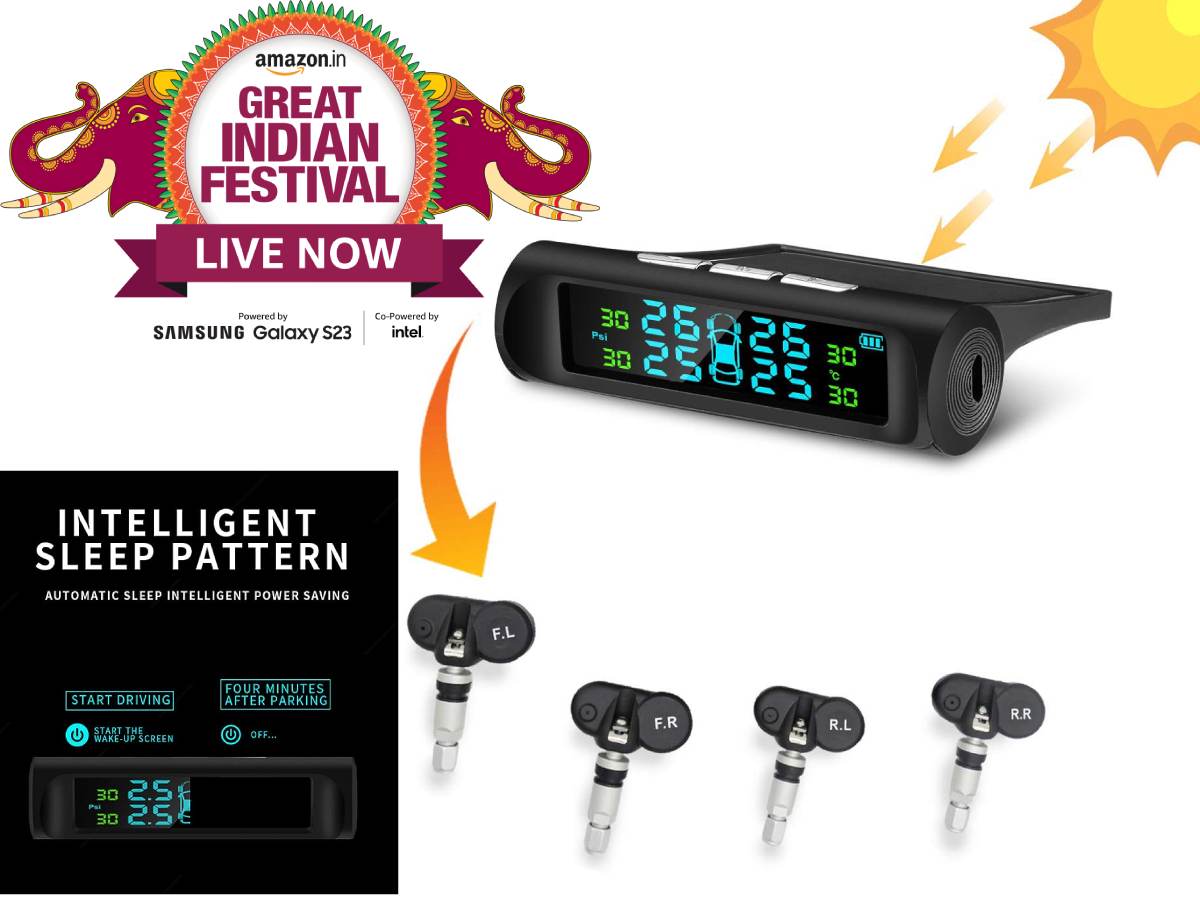 Amazon Great Indian Festival: कार के टायर की हवा अब आपके कंट्रोल में, TPMS पर शानदार डील