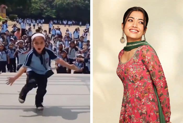 Video Of Little Girl Grooving To Rashmika's Saami Saami Goes Viral
