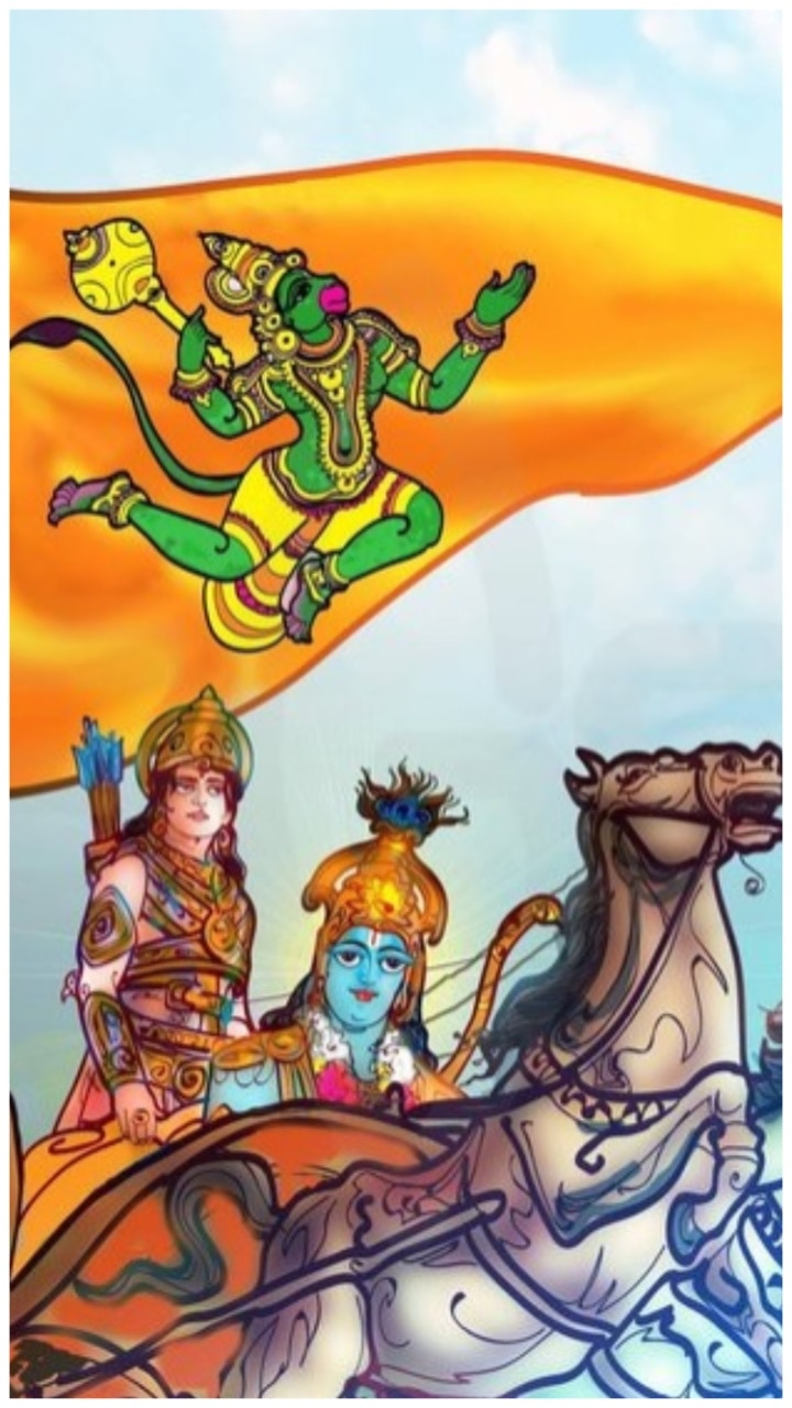 अर्जुन के रथ पर क्यों बैठे थे हनुमान?