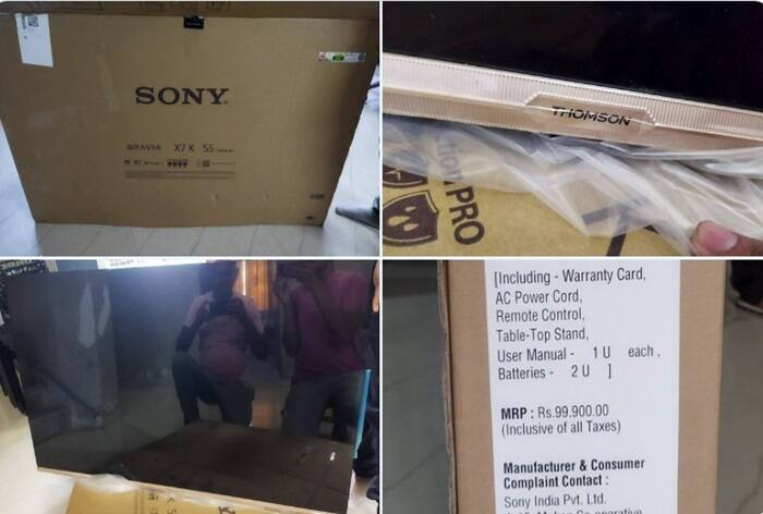 Fake Parcel Scam: Man Buys Rs 1 Lakh Sony TV From Flipkart, Receives ...