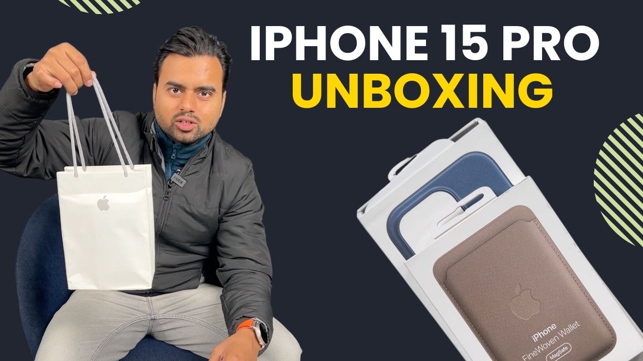 iPhone 15 Pro Unboxing: First impression on FineWoven Case & Wallet