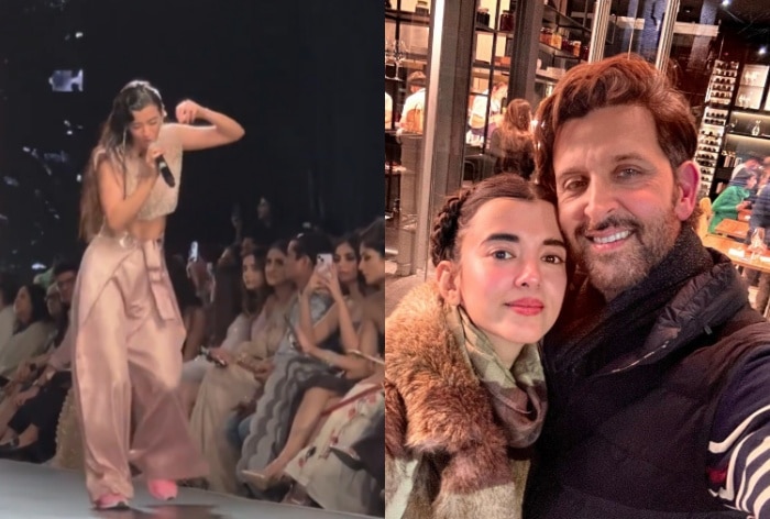 Lakme Fashion Week 2023 Hrithik Roshans Girlfriend Saba Azad Grooves ...