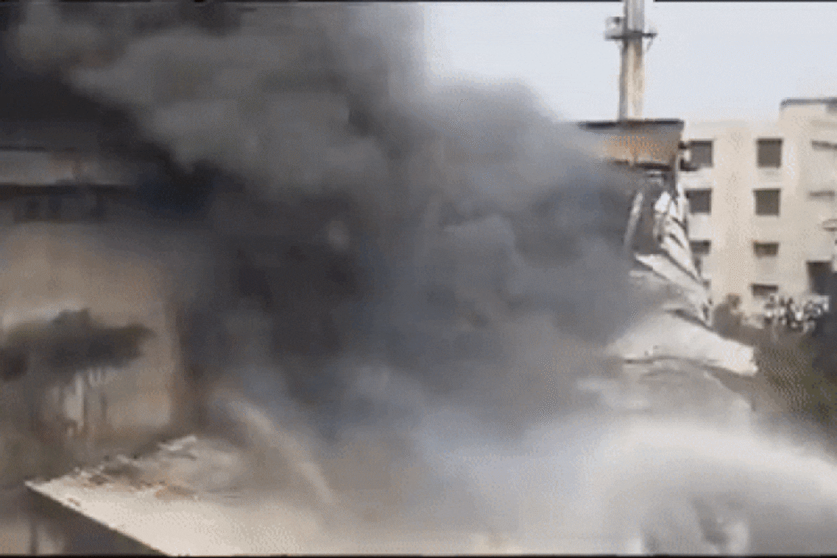 Building Explosion Animated Gif