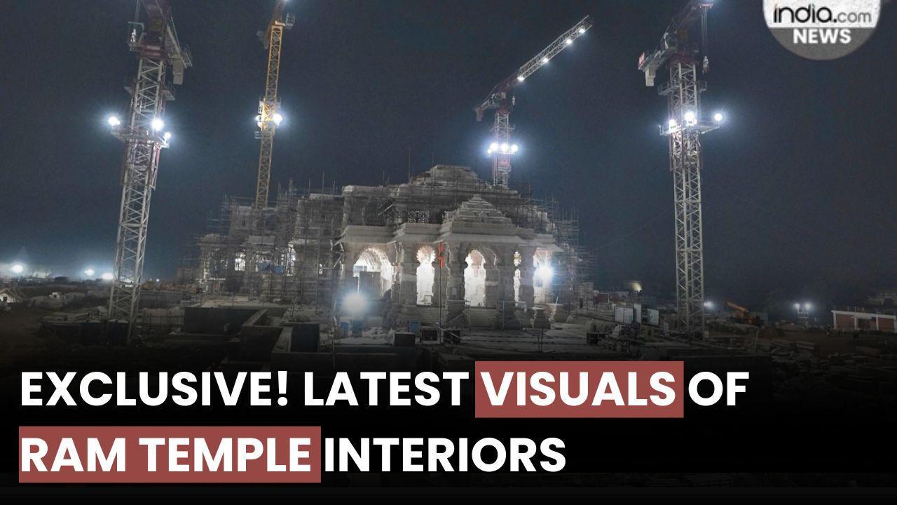 Exclusive! Shri Ram Janmabhoomi Teerth Kshetra shares splendid visuals of temple interiors ...