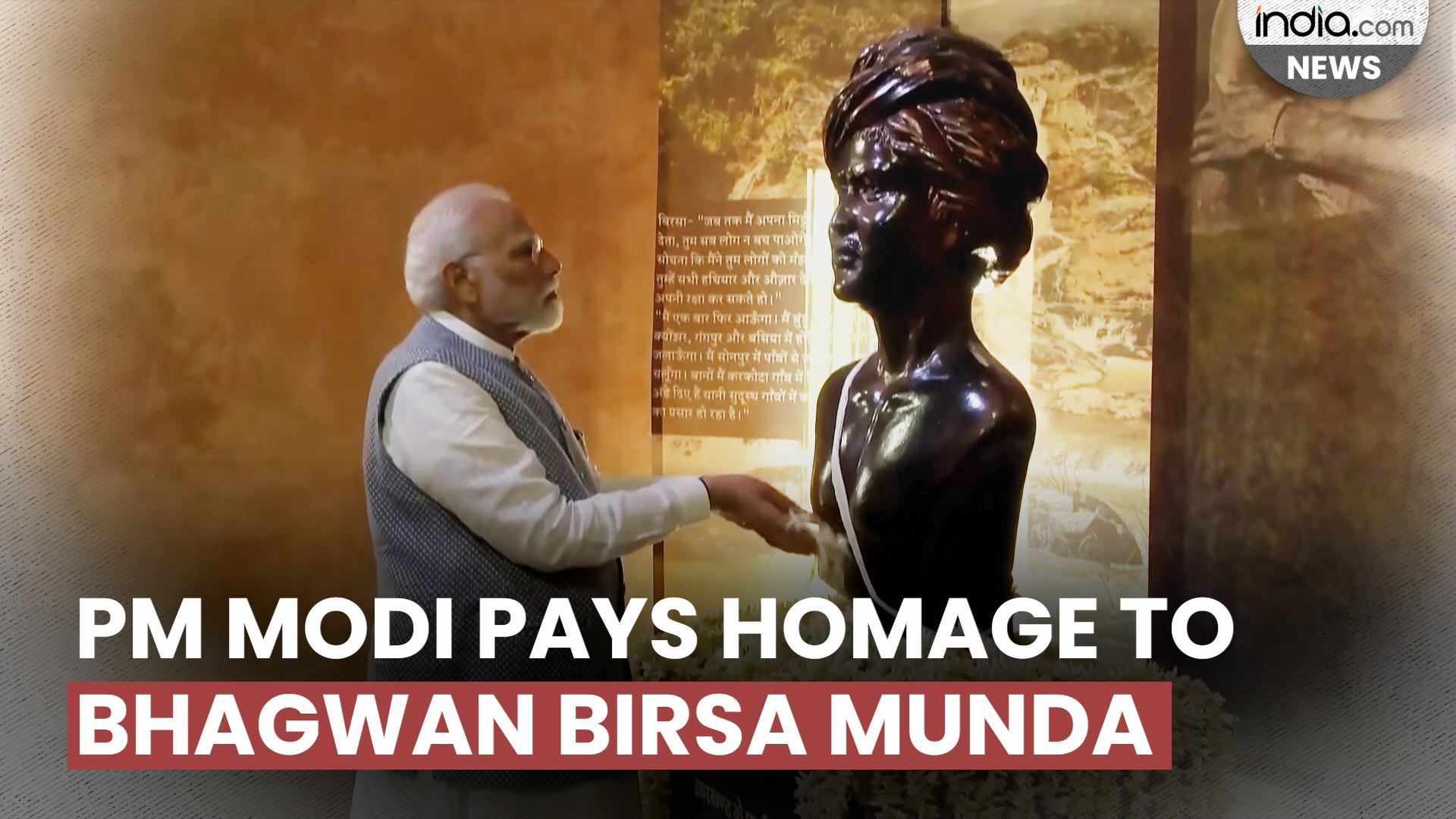 PM Modi pays homage to Bhagwan Birsa Munda on tribal icon’s birth ...