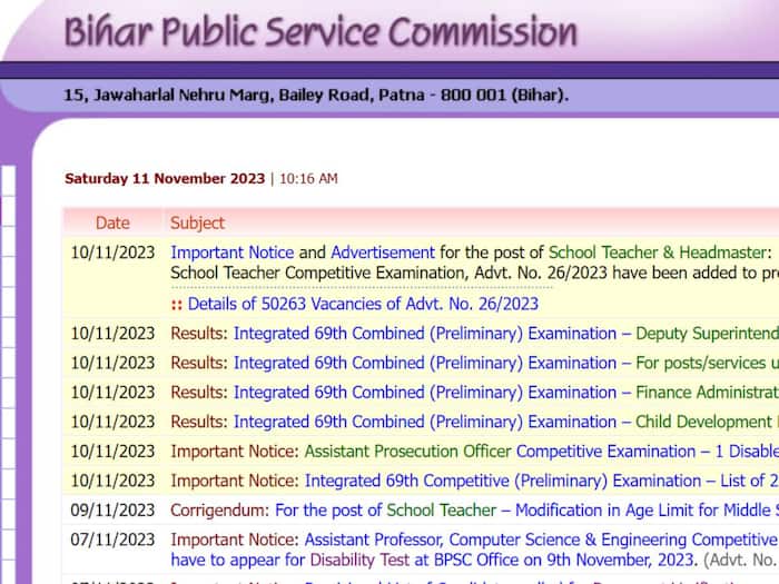 BPSC 68th Result: बीपीएससी ने जारी किया 68th फाइनल रिजल्ट, टॉप10 में ...