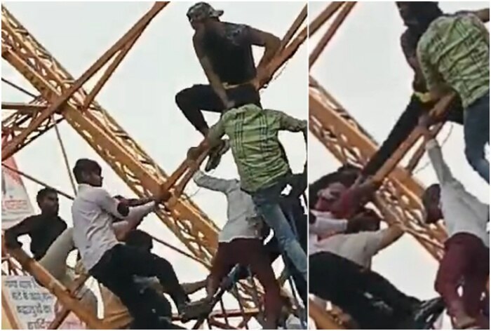 WATCH: Brawl Breaks Atop Amusement Ride At Tigri Mela In UP's Amroha ...
