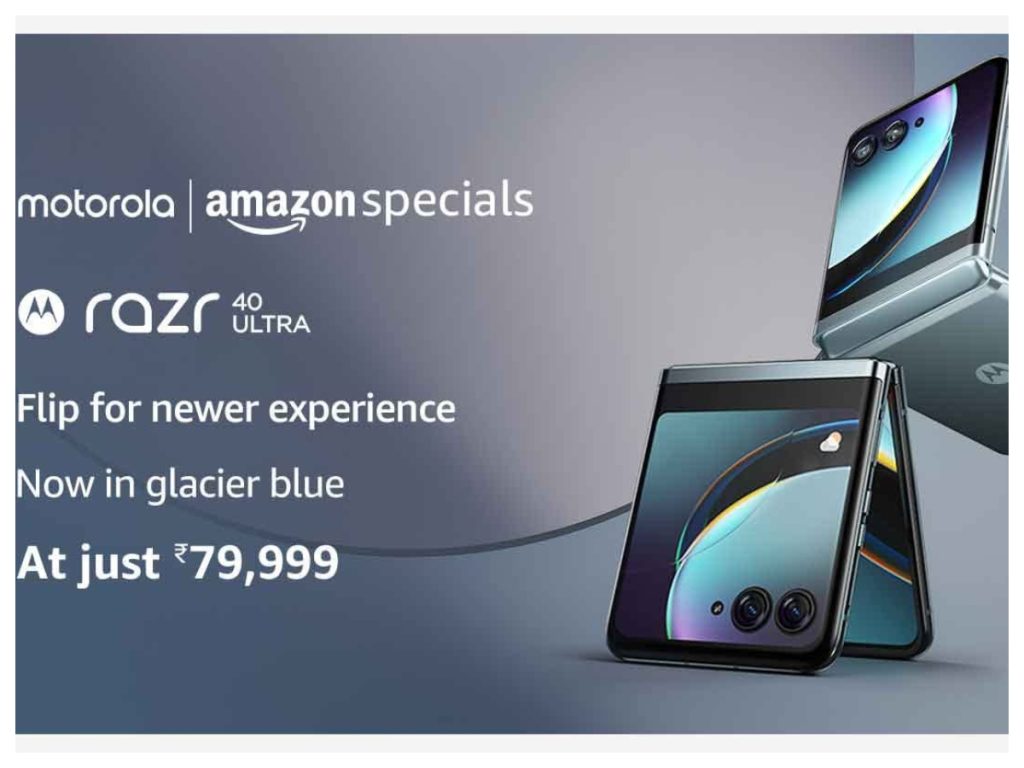 चुपके से लॉन्च हुआ Moto Razr 40 Ultra का ब्लू कलर वैरिएंट, जानें कीमत ...