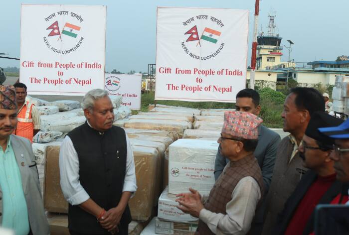 India Sends Emergency Relief To Earthquake-hit Nepal As Part Of ...