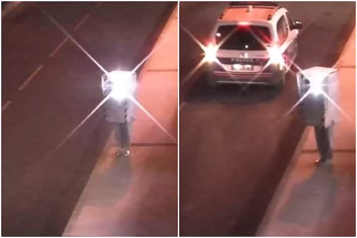 Unbelievable! Speed Camera RUNS AWAY After Clicking Police Car: Watch Video
