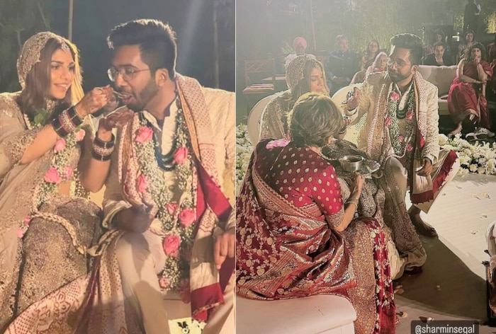Sharmin Segal Niece of Sanjay Leela Bhansali Marries Aman Mehta See Pics