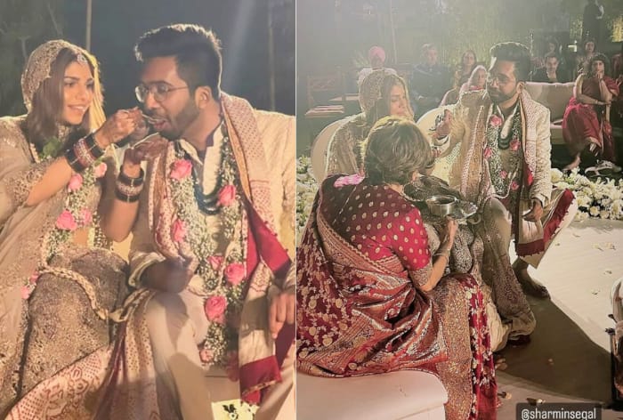 Sharmin Segal Niece of Sanjay Leela Bhansali Marries Aman Mehta See Pics