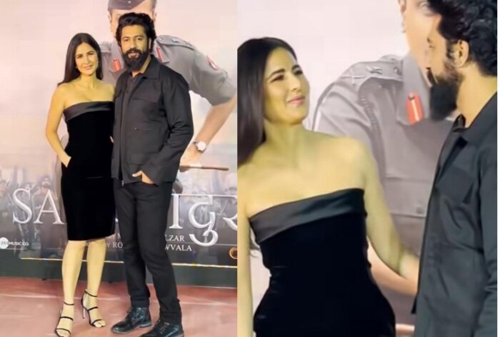 Katrina Kaif-Vicky Kaushal Walk Hand-in-Hand at Sam Bahadur Screening ...