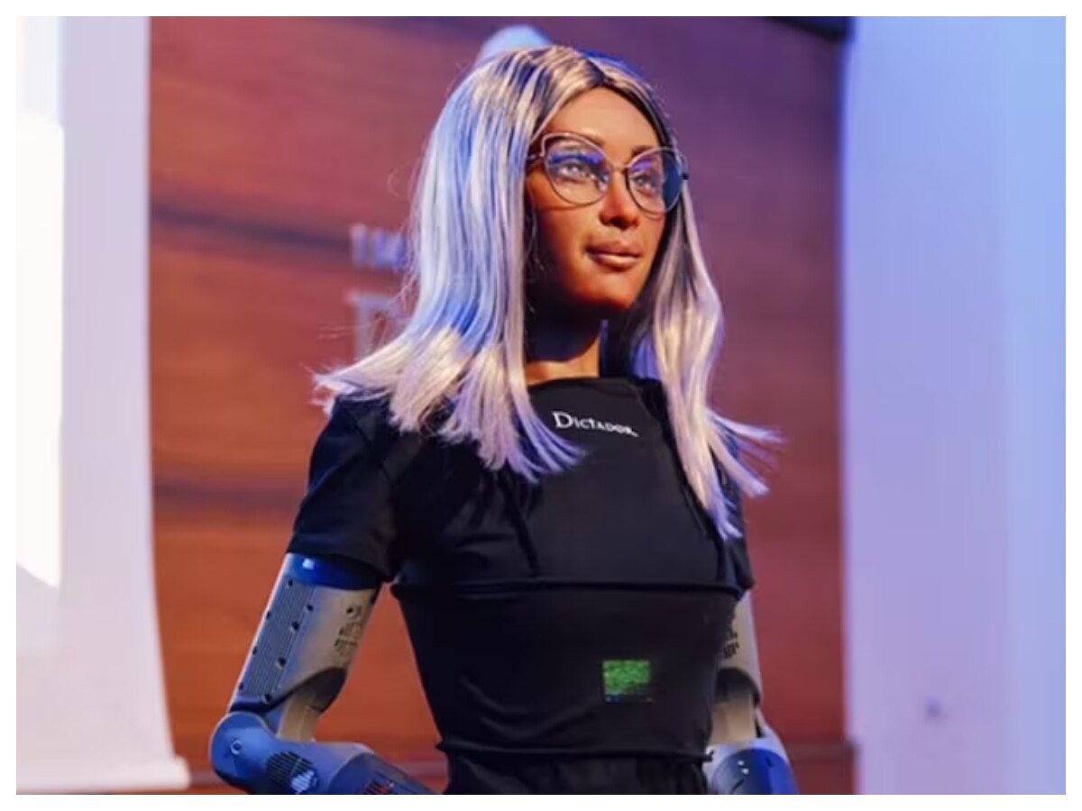 world first robot CEO mika and she has a message for Elon Musk and Mark ...