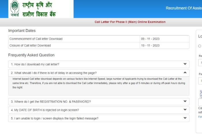 NABARD Grade A Mains Exam on Nov 19; Know How to Download Call Letter ...