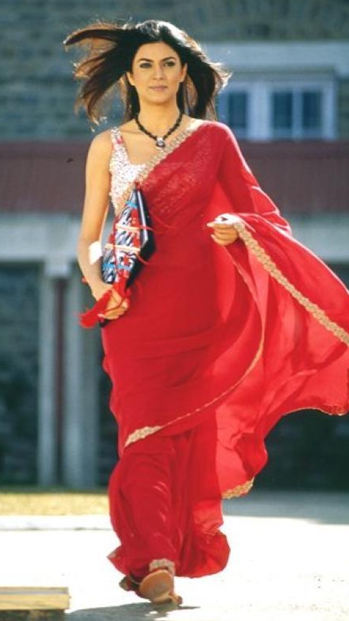 Sushmita Sen's 11 Breathtaking Saree Looks Will Remind You of 'Miss Chandini'