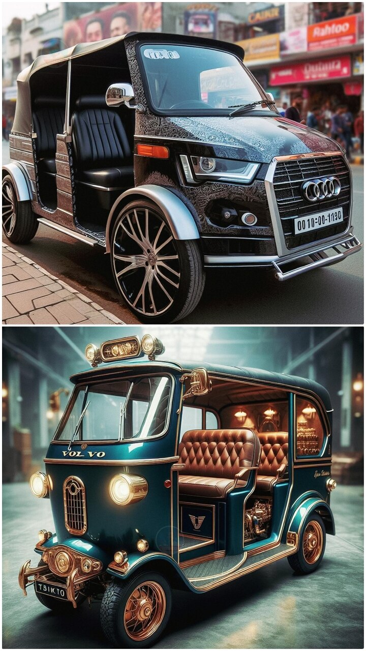 Ferrari, BMW-Tesla बनाने लगे ऑटो रिक्‍शा तो....? AI ने दिखाया गजब का नजारा