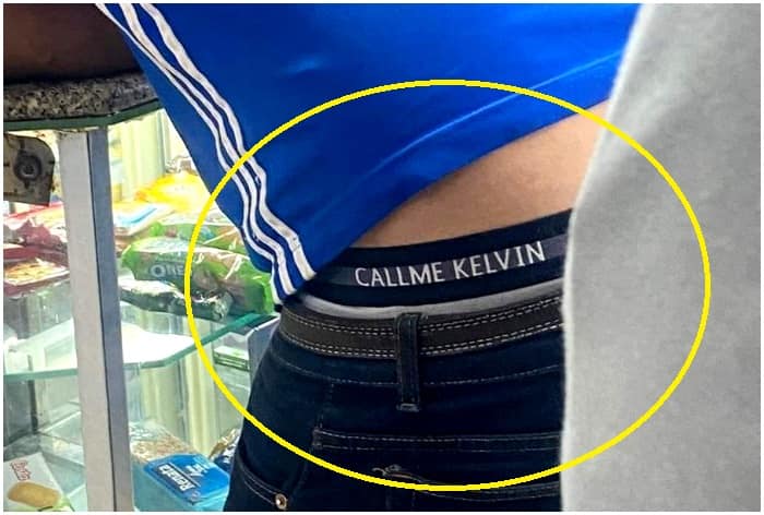 Man’s CallMe Kelvin Underwear Is Viral On Internet Netizens Asks ...
