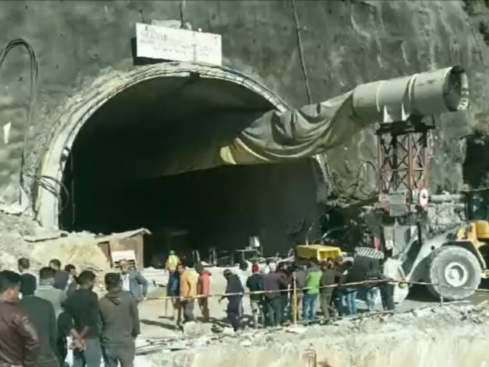Under Construction Tunnel Collapses In Uttarakhand Several Feared Trapped