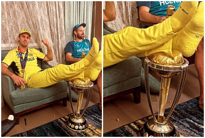 Watch Australias Mitchell Marsh Puts Feet On World Cup Trophy Badly Trolled