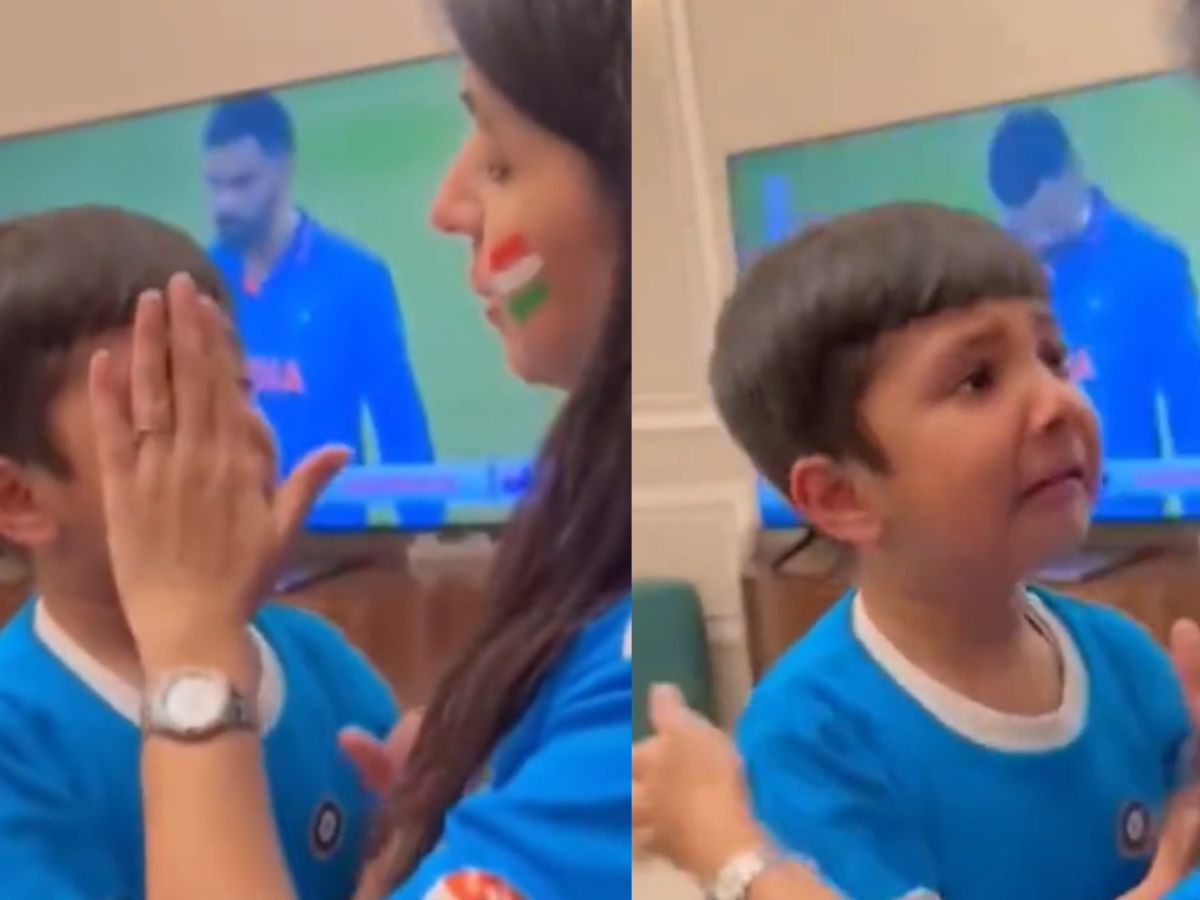 Viral Video: वर्ल्ड कप 2023 में मिली हार से मायूस हुआ मासूम बच्चा, छलक ...
