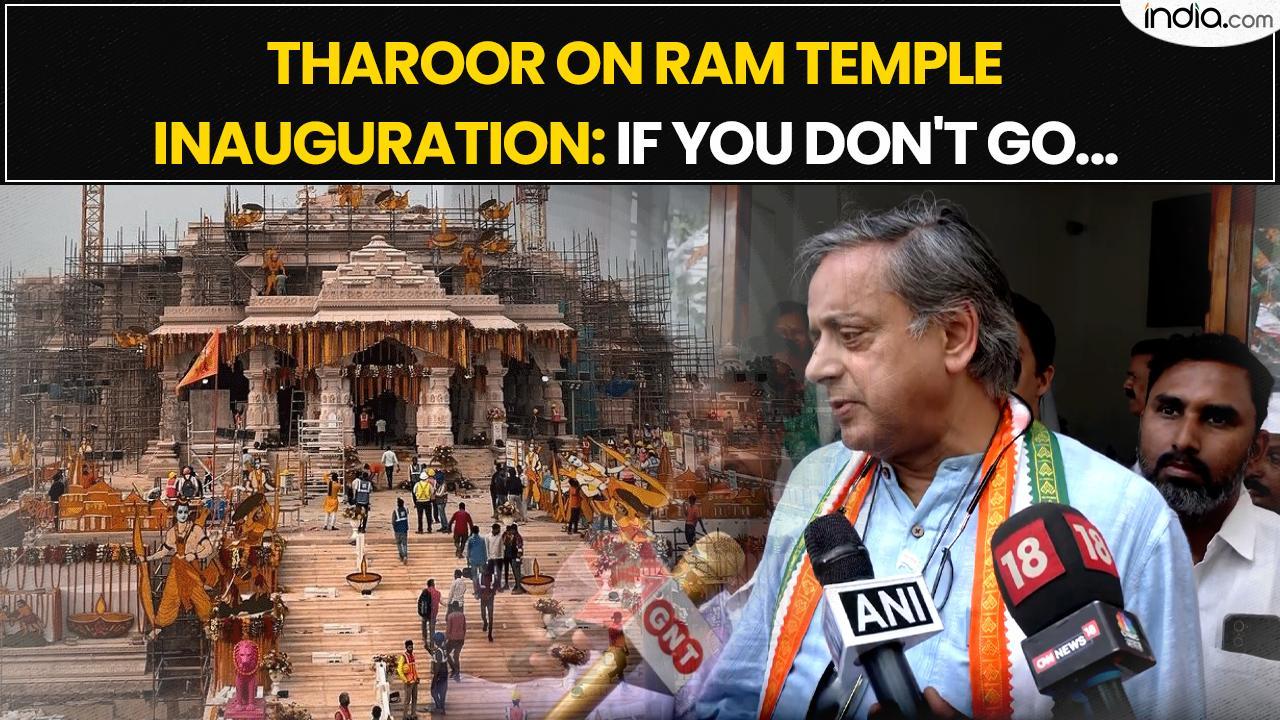Shashi Tharoor on Congress’ leaders invited to Ram temple inauguration | India.com