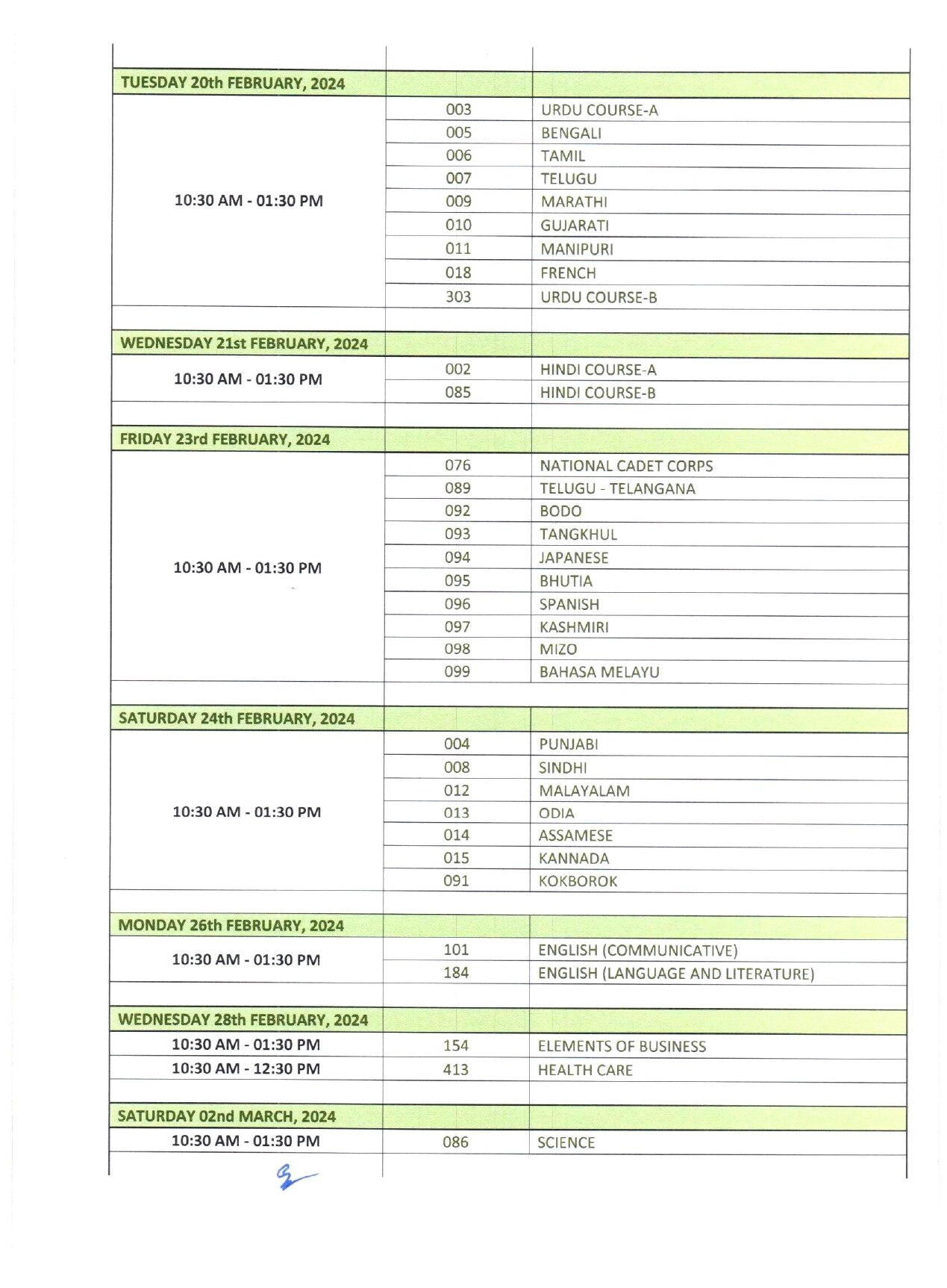 CBSE Date Sheet 2024 PDF Released Check CBSE Class 10 Time Table CBSE Date Sheet 2024 PDF Released Check CBSE Class 10 Time Table