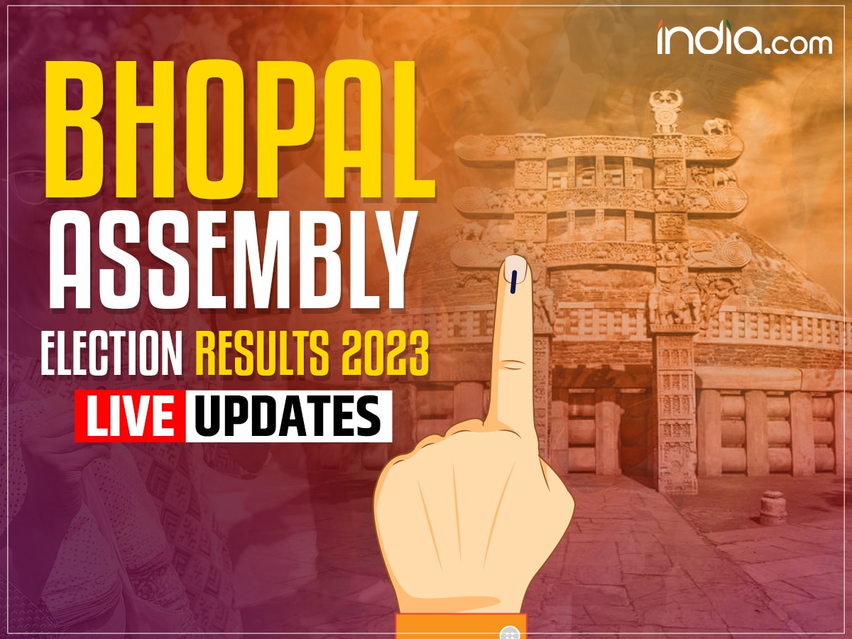 Bhopal Assembly Election Result 2023 BJP Crosses Halfway Mark Congress Ahead on 52