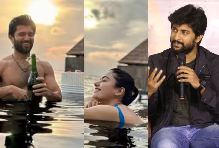 Nani Apologises On Displaying Vijay Devarakonda and Rashmika Mandanna Vacation Pics at Hi Nanna ...