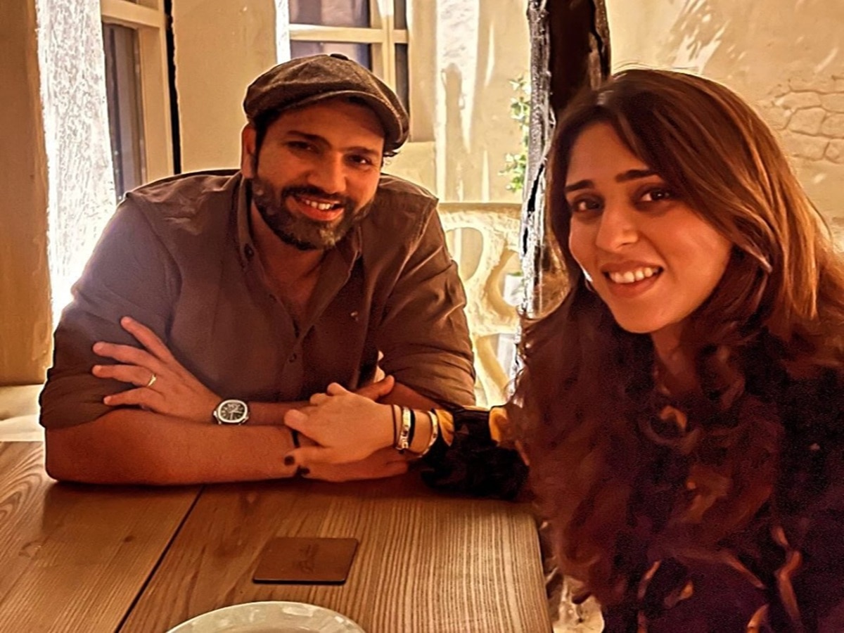 Rohit’s Wife first Reaction: कप्तानी जाने के बाद रोहित शर्मा की वाइफ का ...