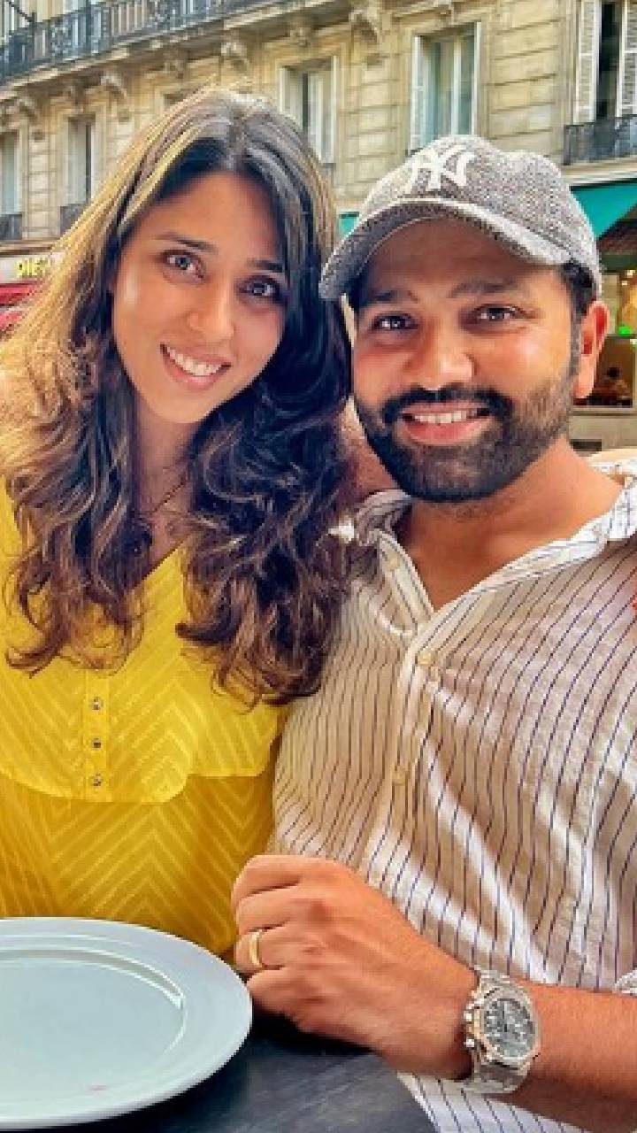 रोहित शर्मा- रितिका सजदेह मना रहे शादी की 8वीं सालगिरह, फिल्मी स्टाइल ...