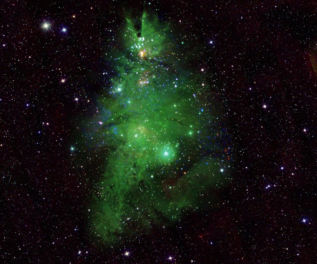 Holiday Cheers From Space! NASA Discovers Christmas Tree Cluster ...