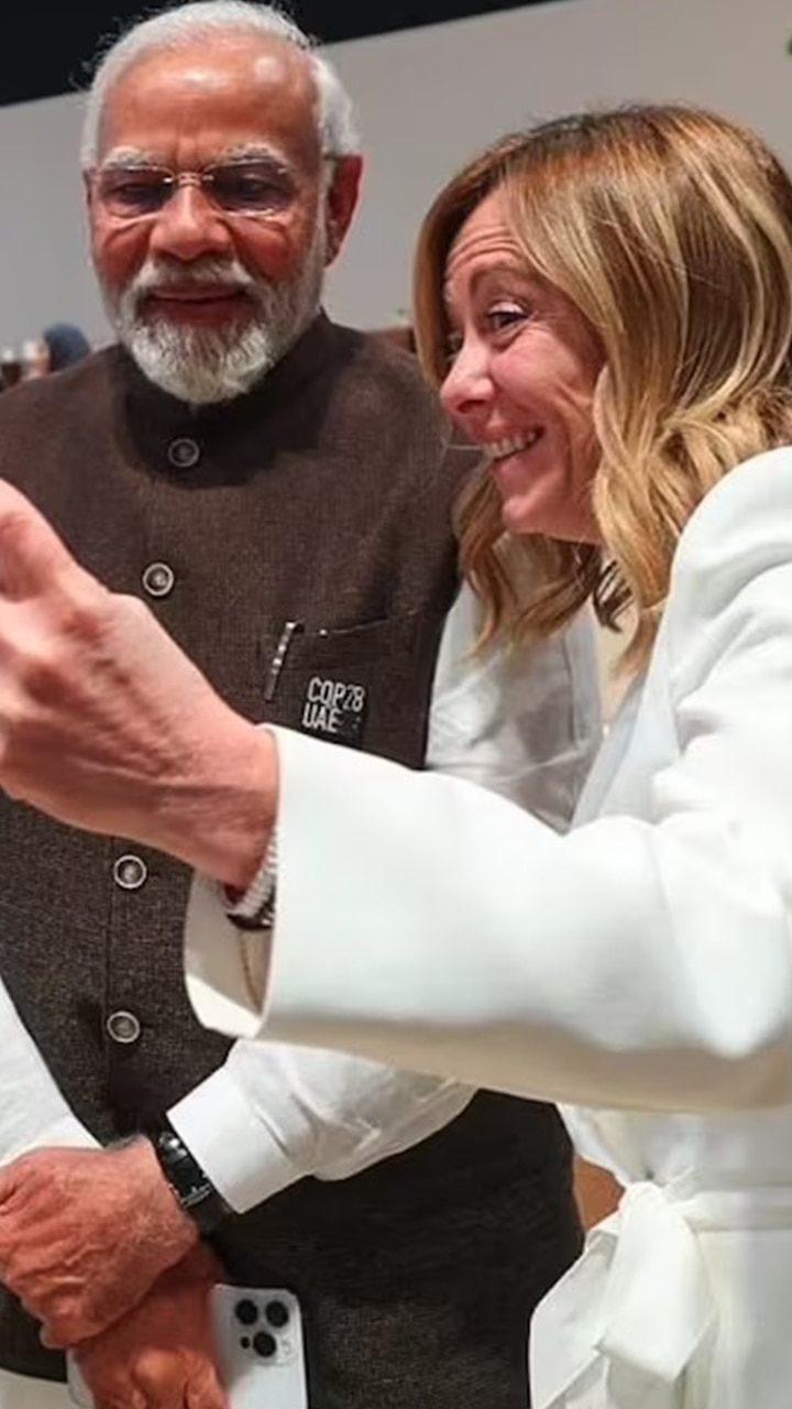 PM Modi's Photos with Italian PM Giorgia Meloni Enthrall Social Media