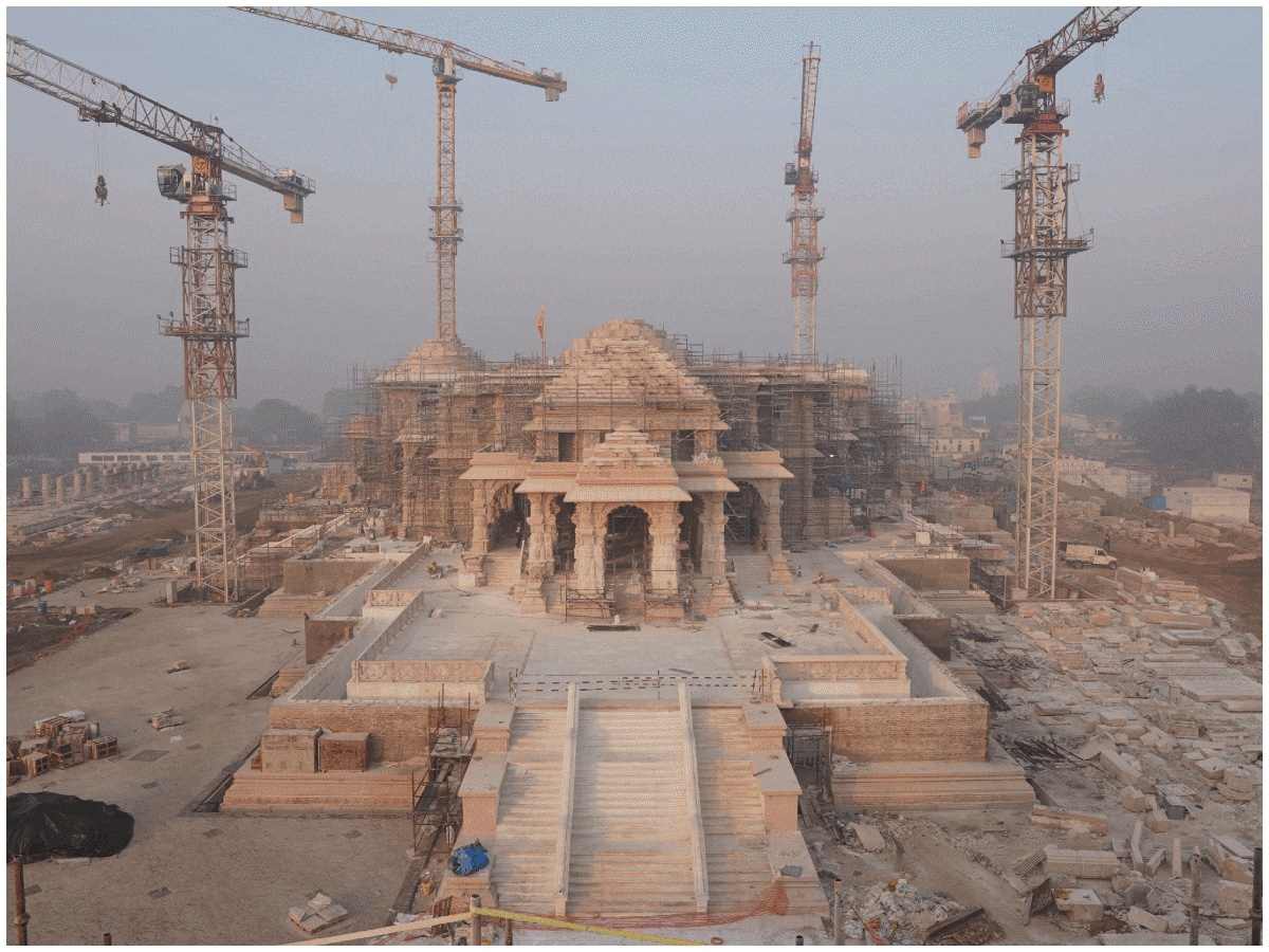 Ram Mandir Inside Photos: रामलला की प्राण प्रतिष्ठा से ठीक पहले सामने ...