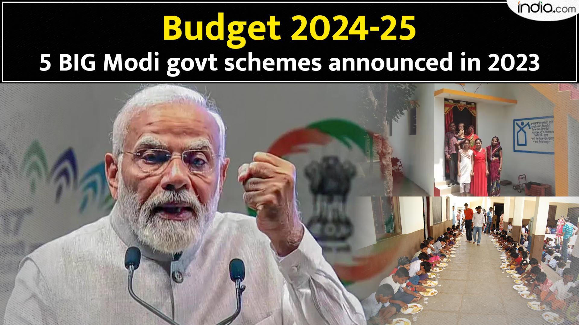 Budget 2024-25: 5 BIG Modi government schemes announced in Budget 2023 ...