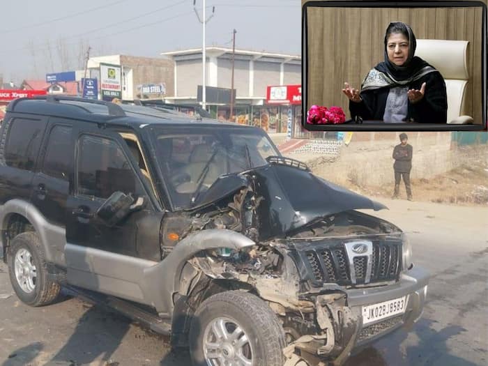 Mehbooba Mufti Car Accident In Anantnag, J&K Check Details