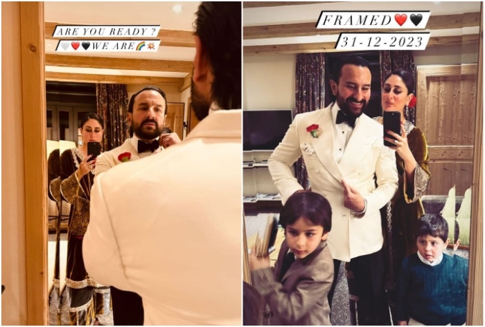 Saif Ali Khan-Kareena Kapoor Welcome New Year 2024 in Switzerland With ...