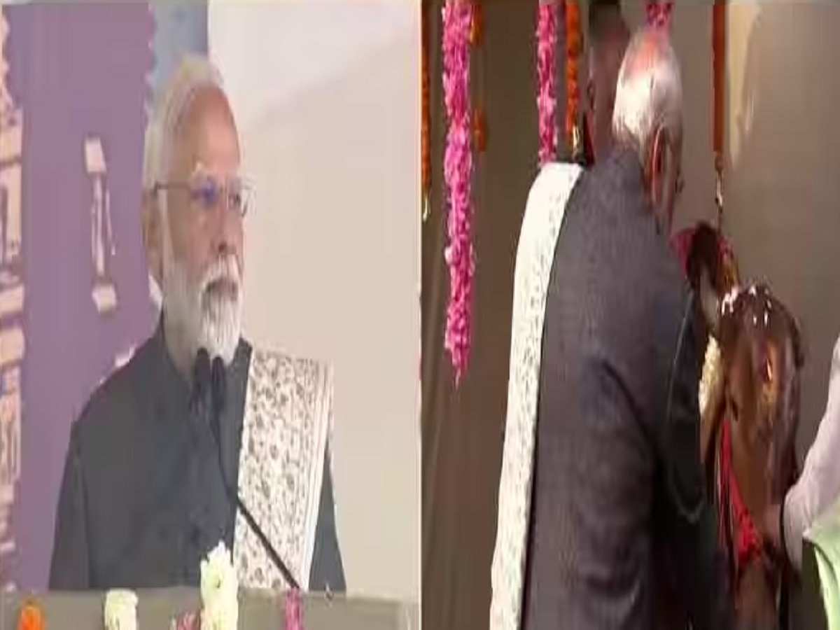 PM Modi Gifts His Shawl To Girl During Pongal Celebrations In Delhi