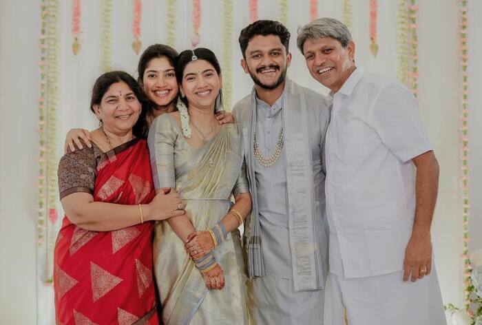 Sai Pallavis Sister Pooja Kannan Gets Engaged To Her Long-Term Boyfriend Vineeth - Watch Video