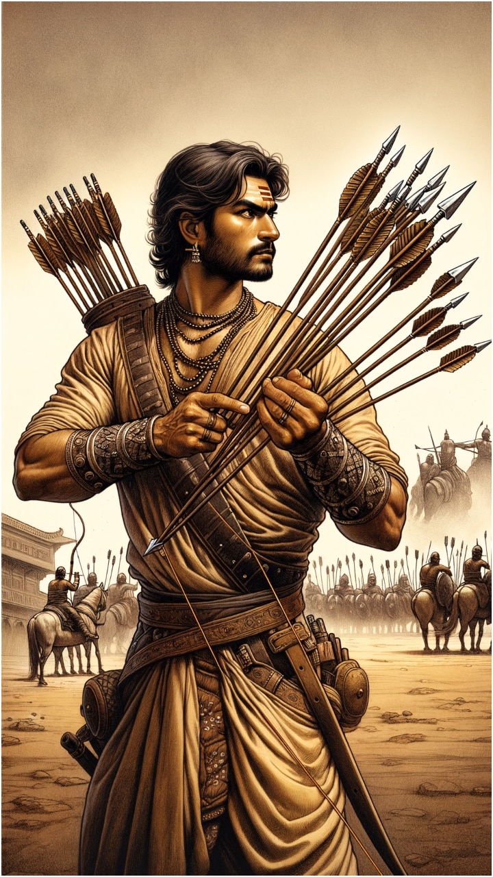 अर्जुन के तरकश से क्यों खत्म नहीं होते थे तीर? किसका था वरदान... AI Photos