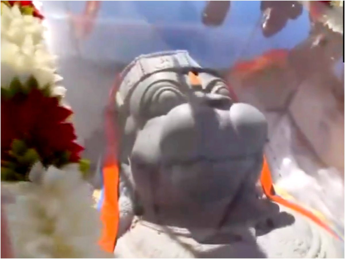 Pran Pratishtha Coincidence: Lord Hanuman Statue, Largest Indoor Statue ...