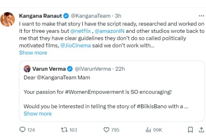 ‘Netflix, Prime Video Have Said No’: Kangana Ranaut on Why She Can’t ...