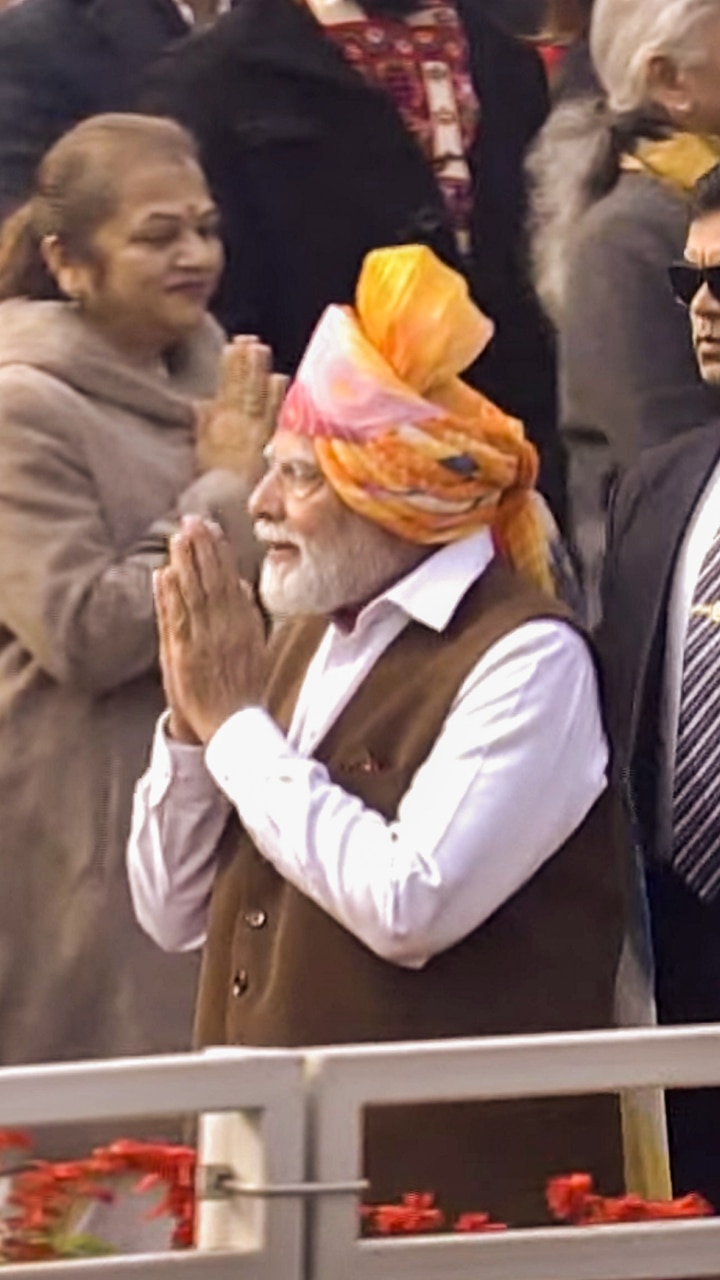 PM Modi's Yellow Bandhani 'Pagdi' And Lord Ram Connection